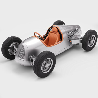 ArtStation - Silver Racing Push Car