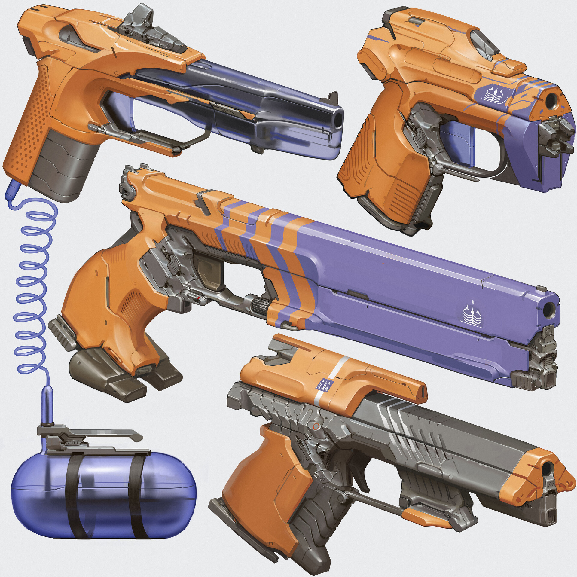 ArtStation - Orange Guns