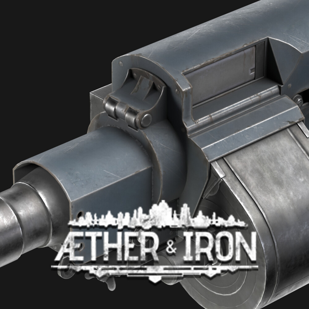 ArtStation - Aether & Iron : Grenade Launcher