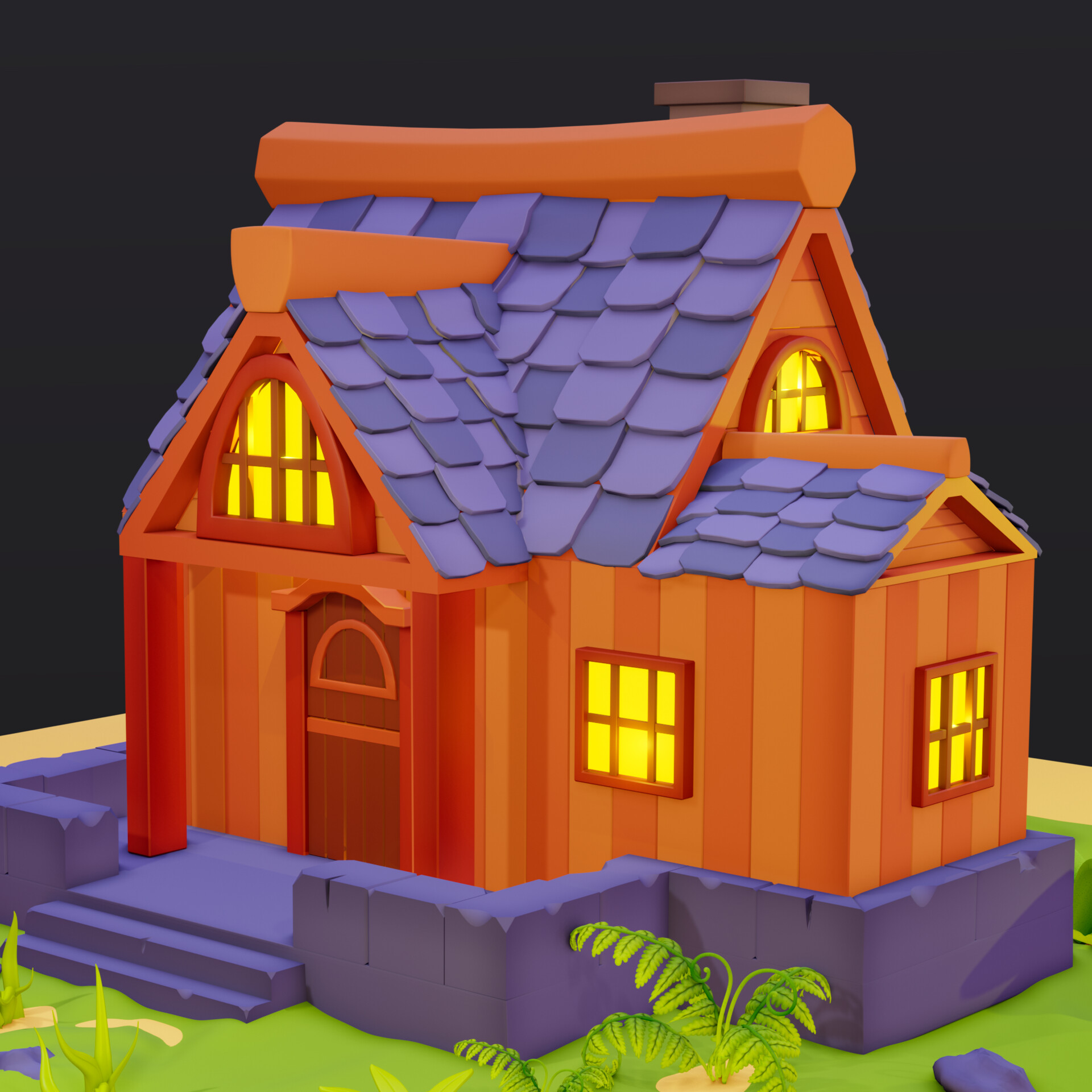 ArtStation - Stylized House