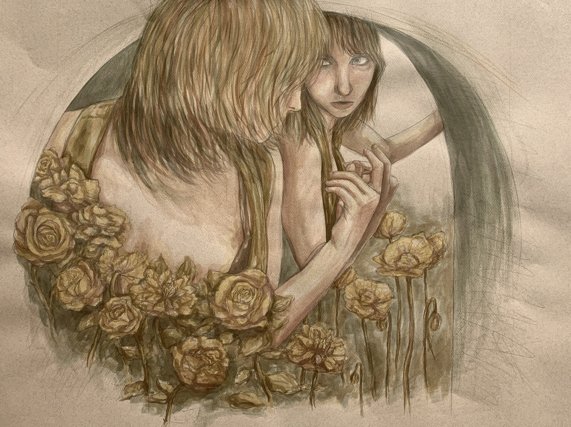 ArtStation - Reflection Self Portrait