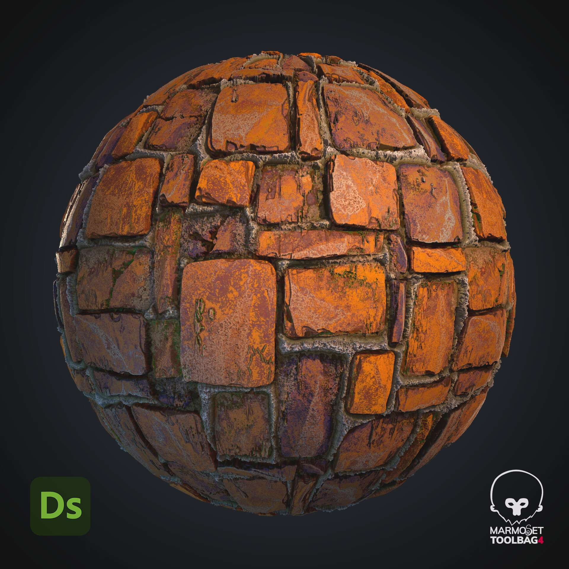 ArtStation - Red Brick Wall