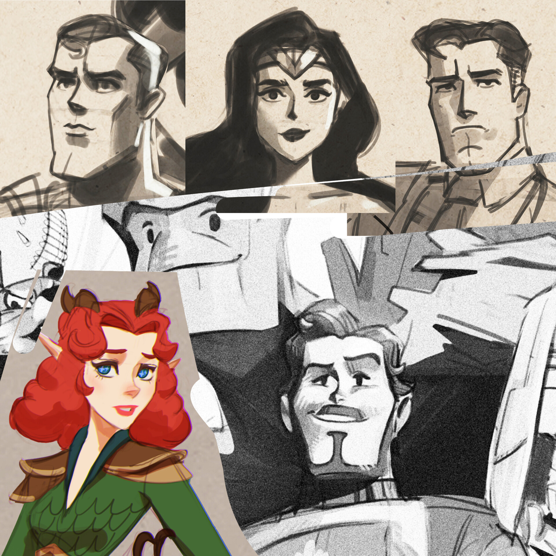 ArtStation - doodle combo