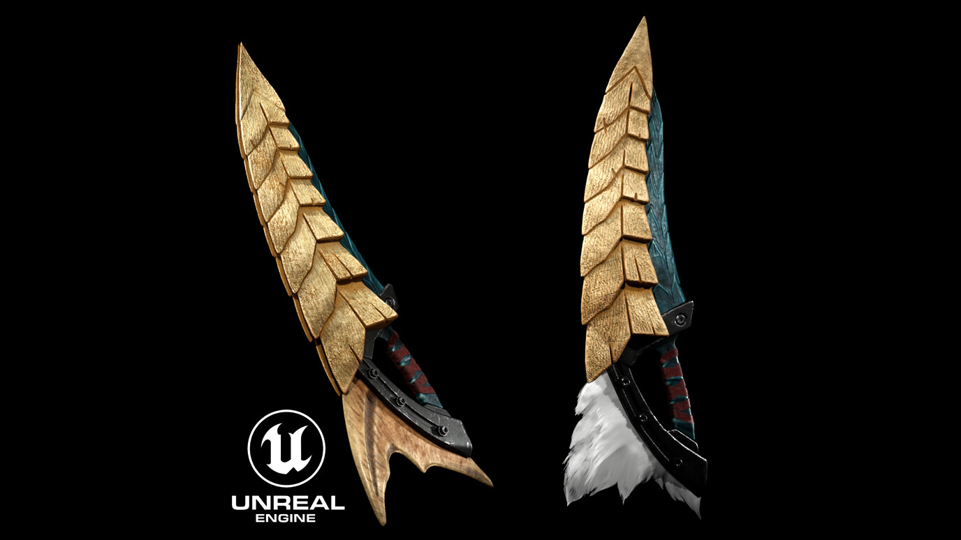 ArtStation - Monster Hunter- Zinogre Dual Blades- Fan Art