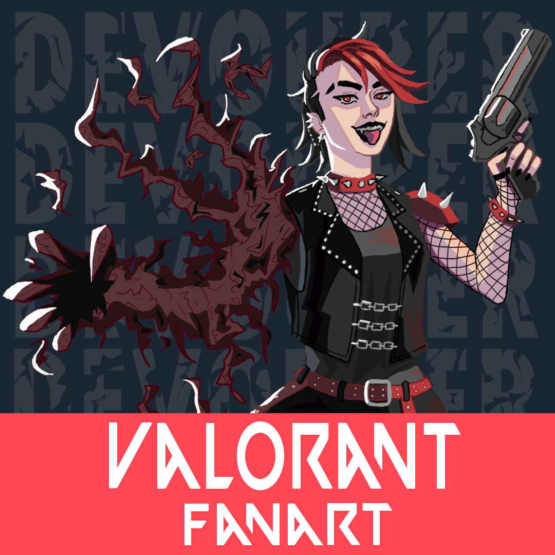 ArtStation - Devourer - VALORANT (FAN AGENT)