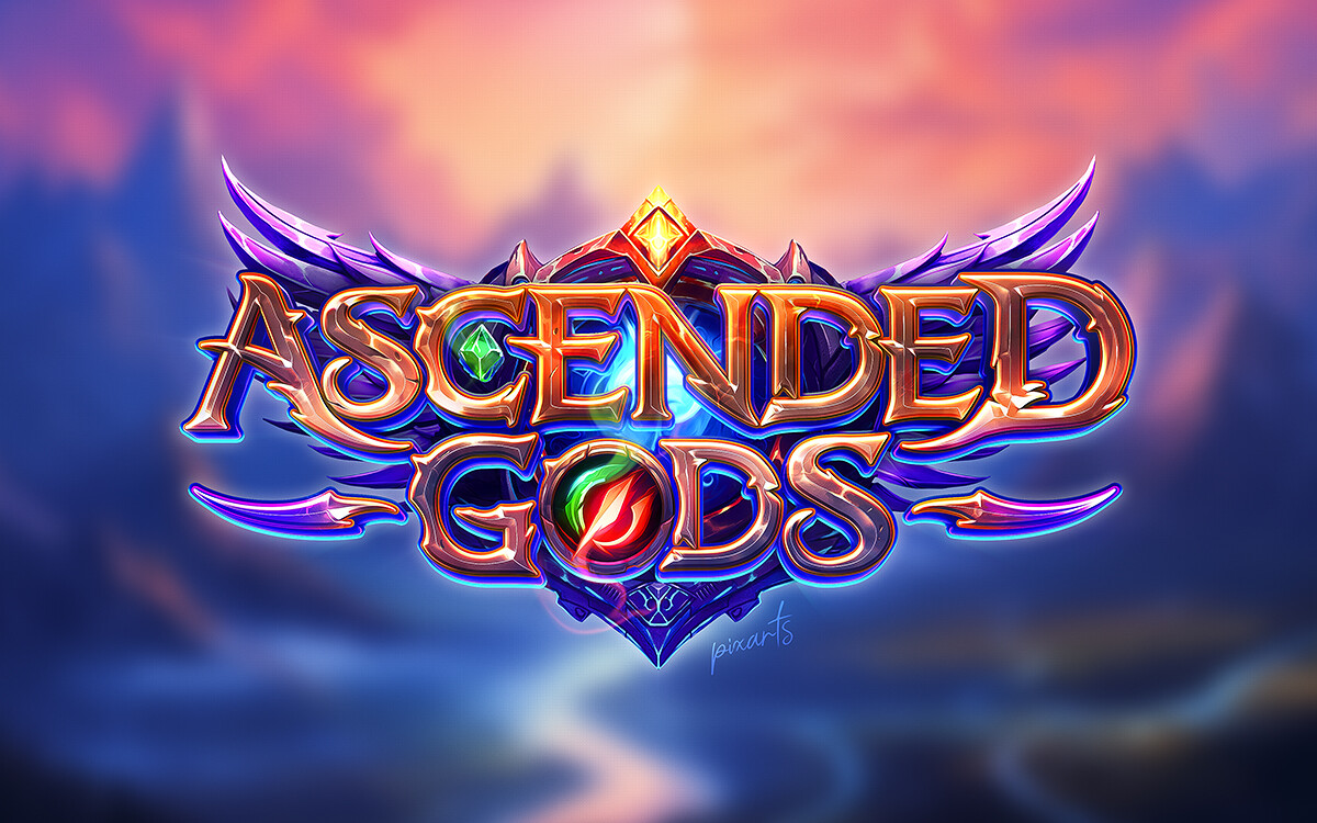 ArtStation - Game Logo - Ascended Gods 🔥