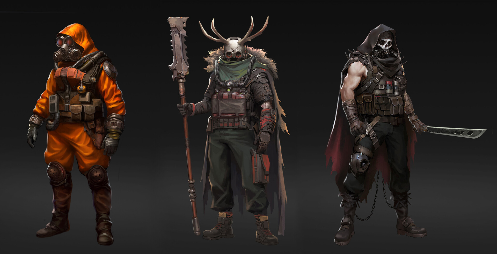 ArtStation - A group of character designs