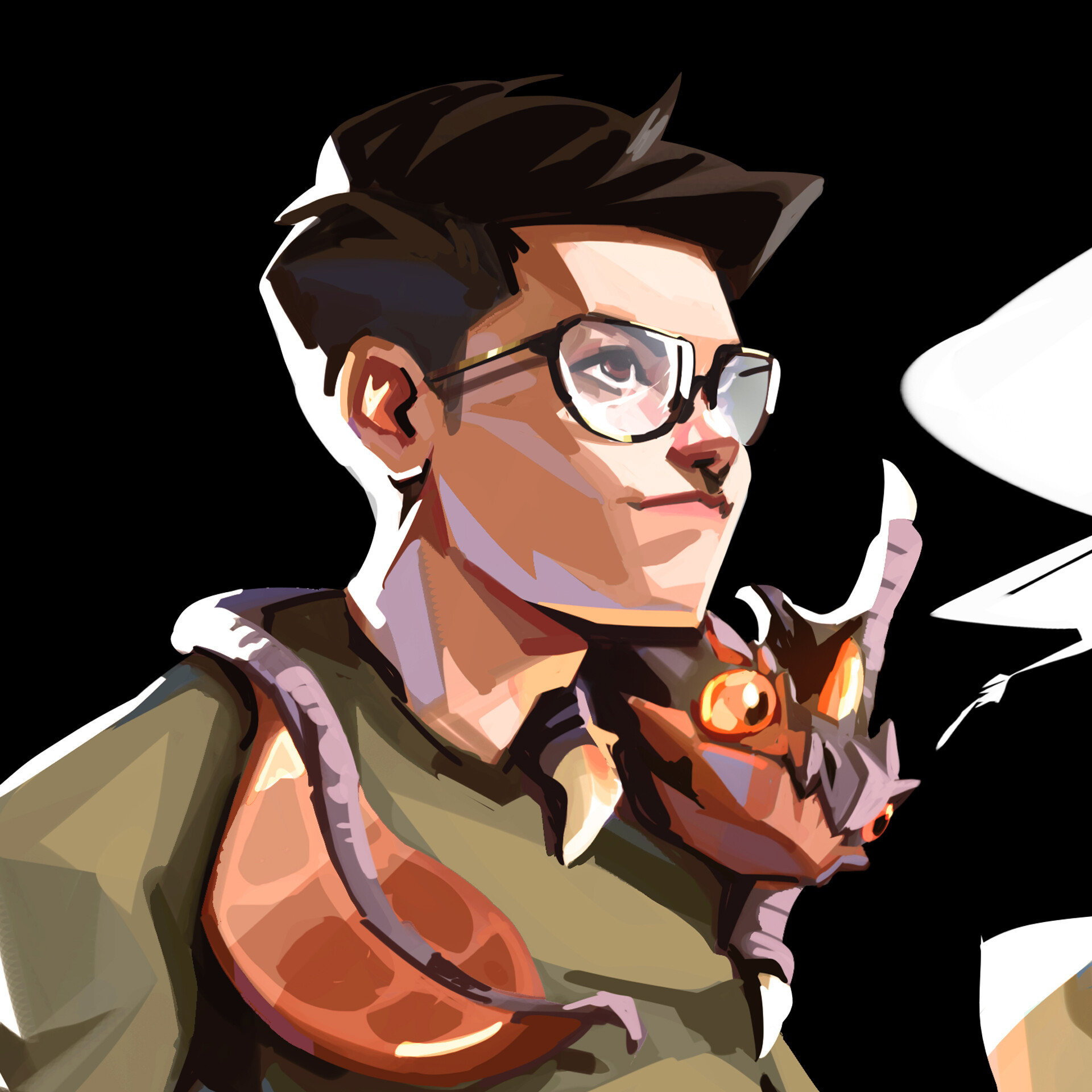 ArtStation - Stylized Self Portrait