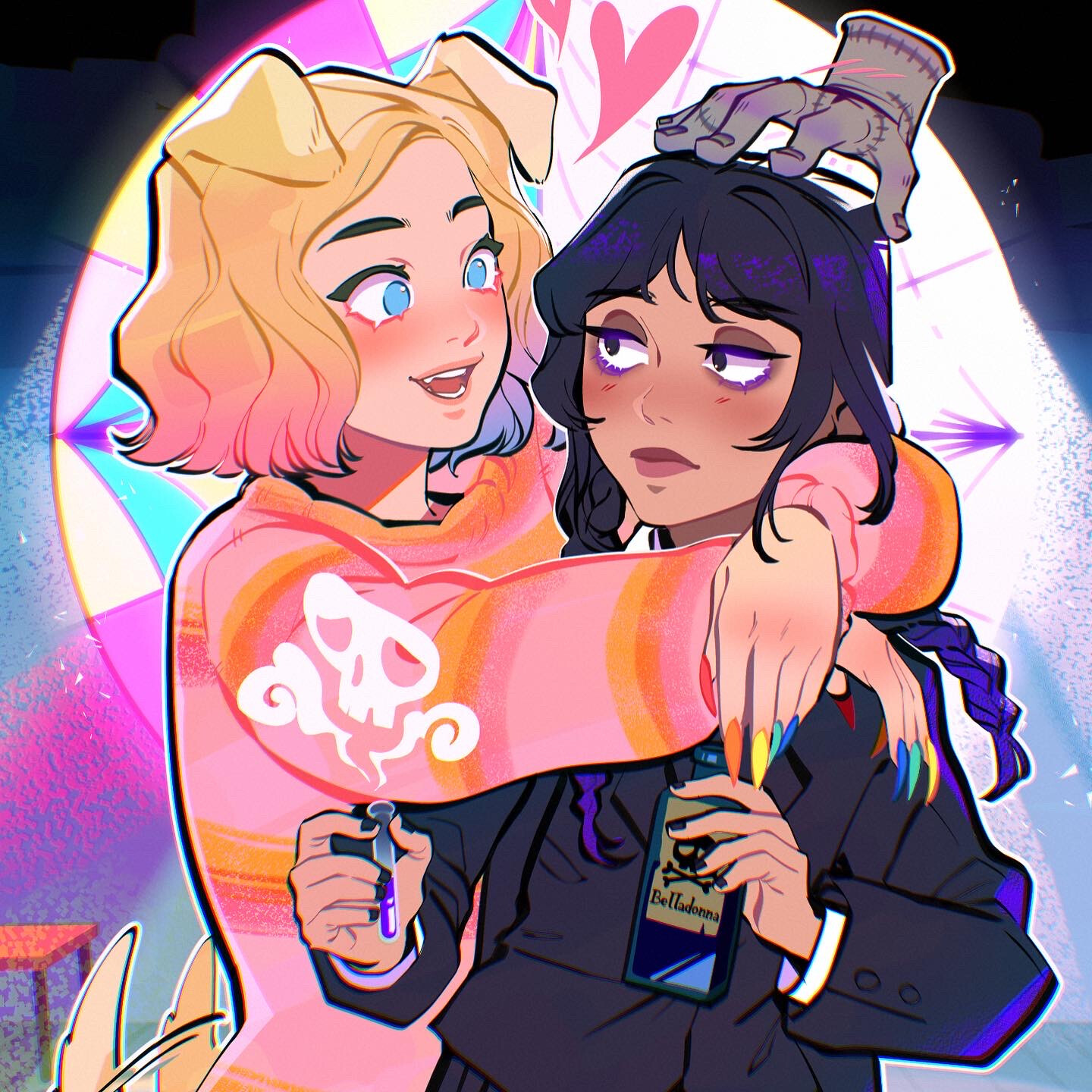 ArtStation - Wednesday Addams & Enid Sinclair