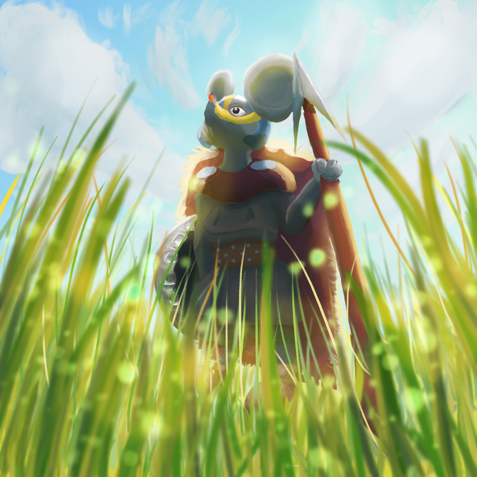 ArtStation - Bjorn the viking mouse