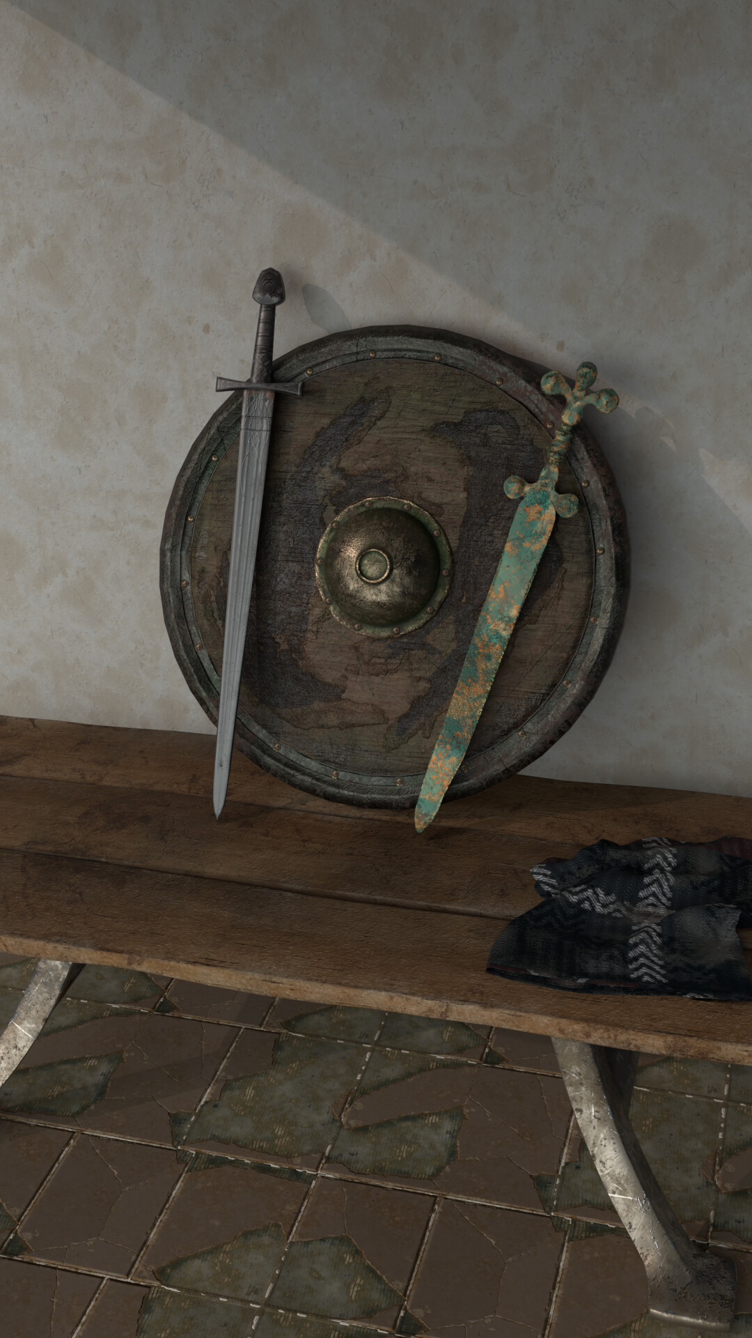 ArtStation - Celtic Sword and Shield (Game Ready)