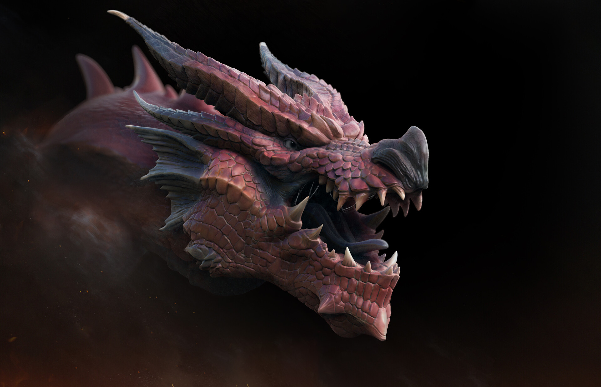 ArtStation - Red Dragon