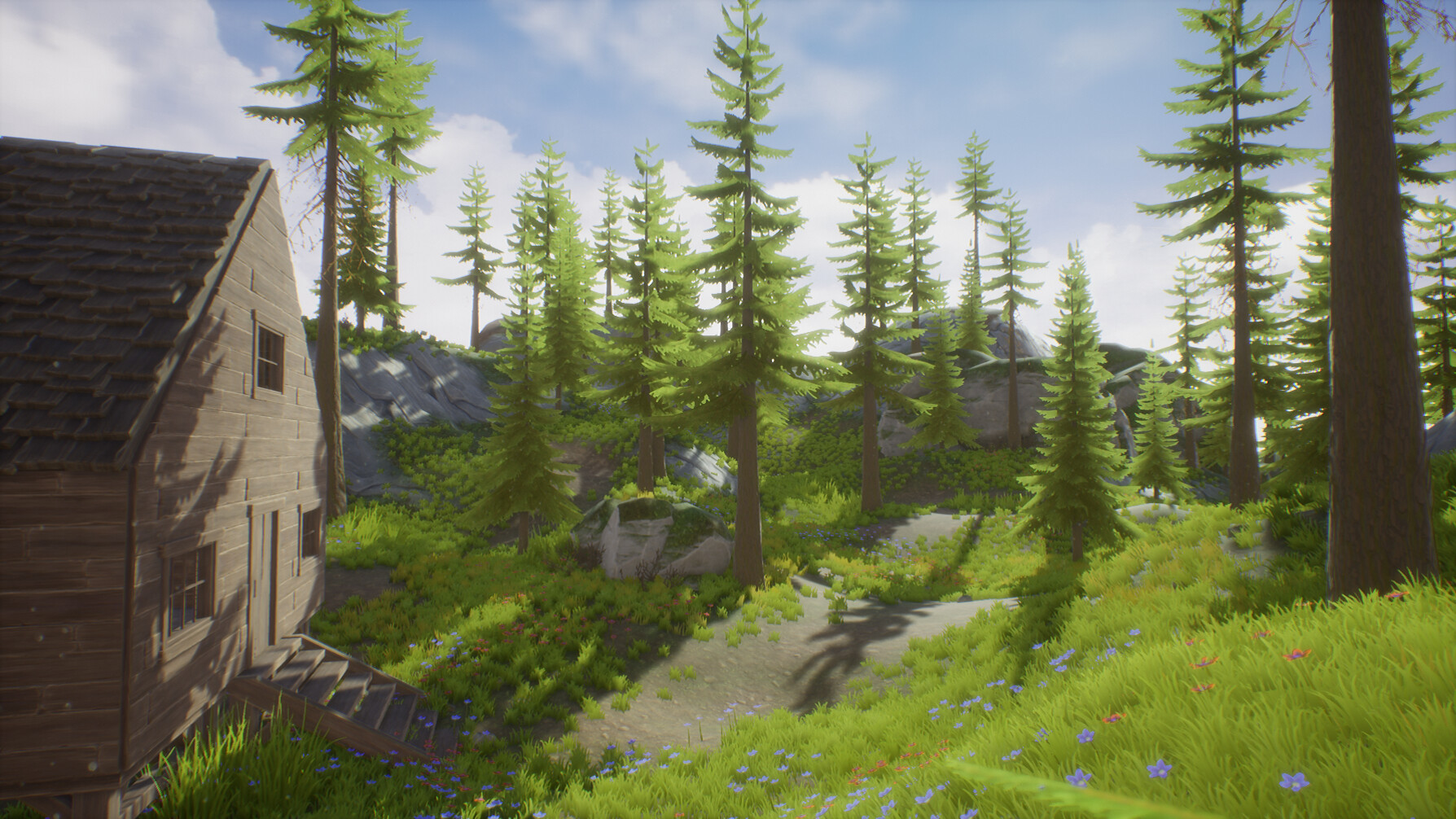 ArtStation - Clash of Cool and Warm (lighting study)