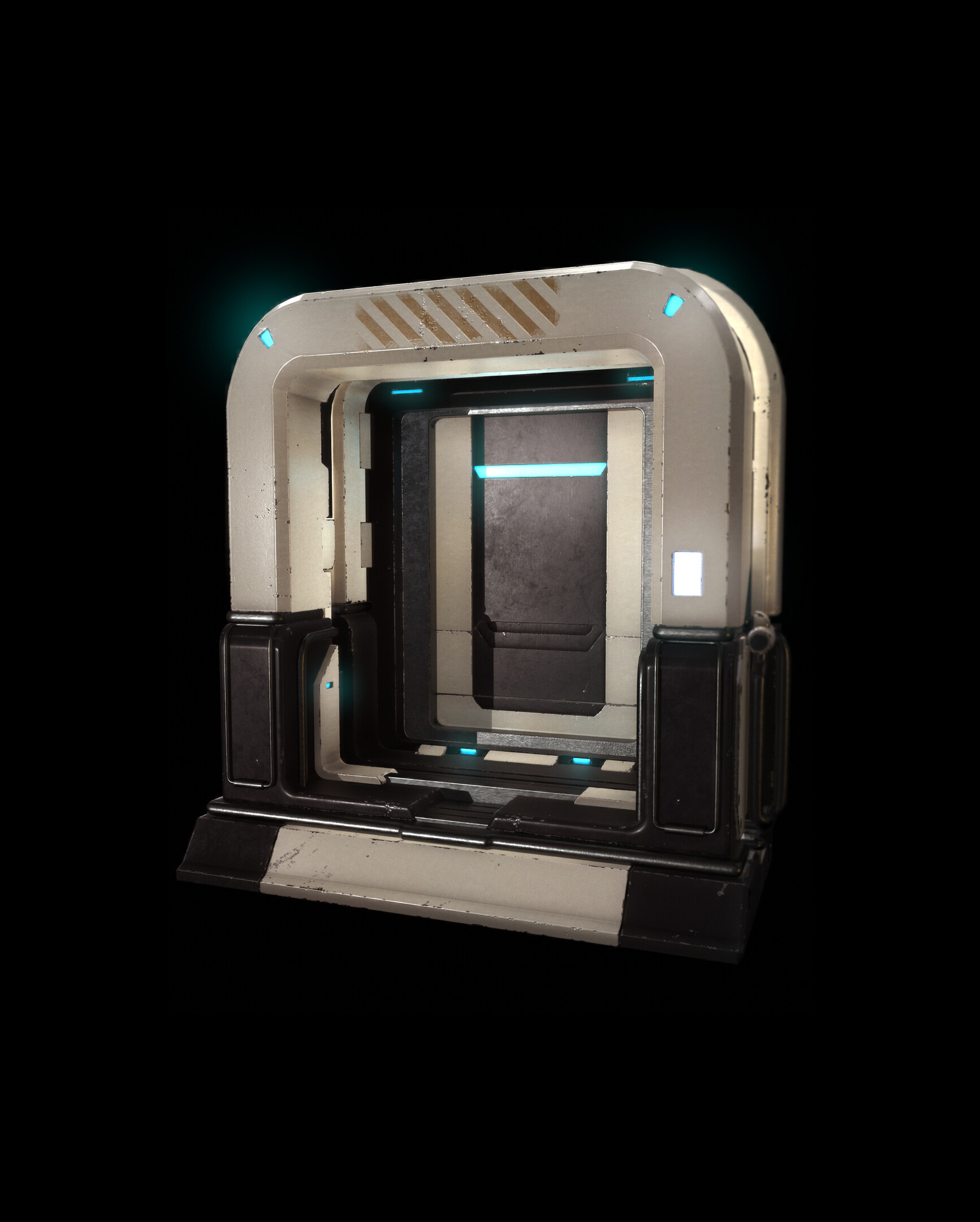 ArtStation - Animated Sci-Fi Door