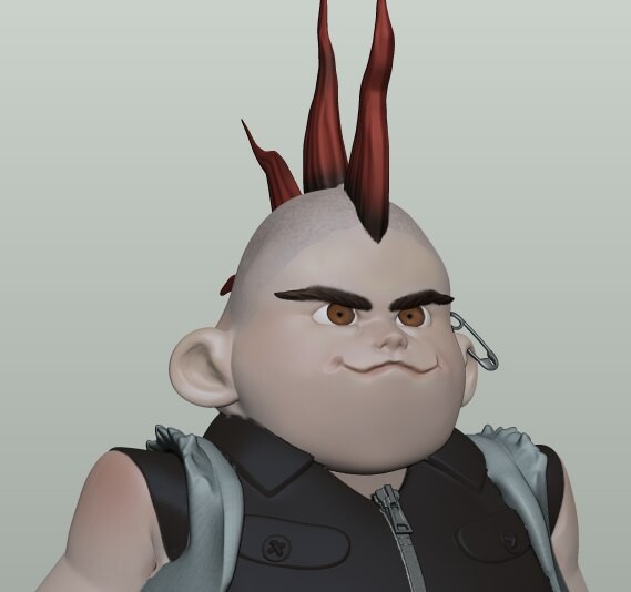 ArtStation - Punk - Model, Design, & Texture