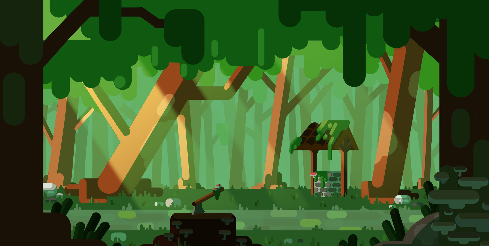 ArtStation - Background: Lone Forest