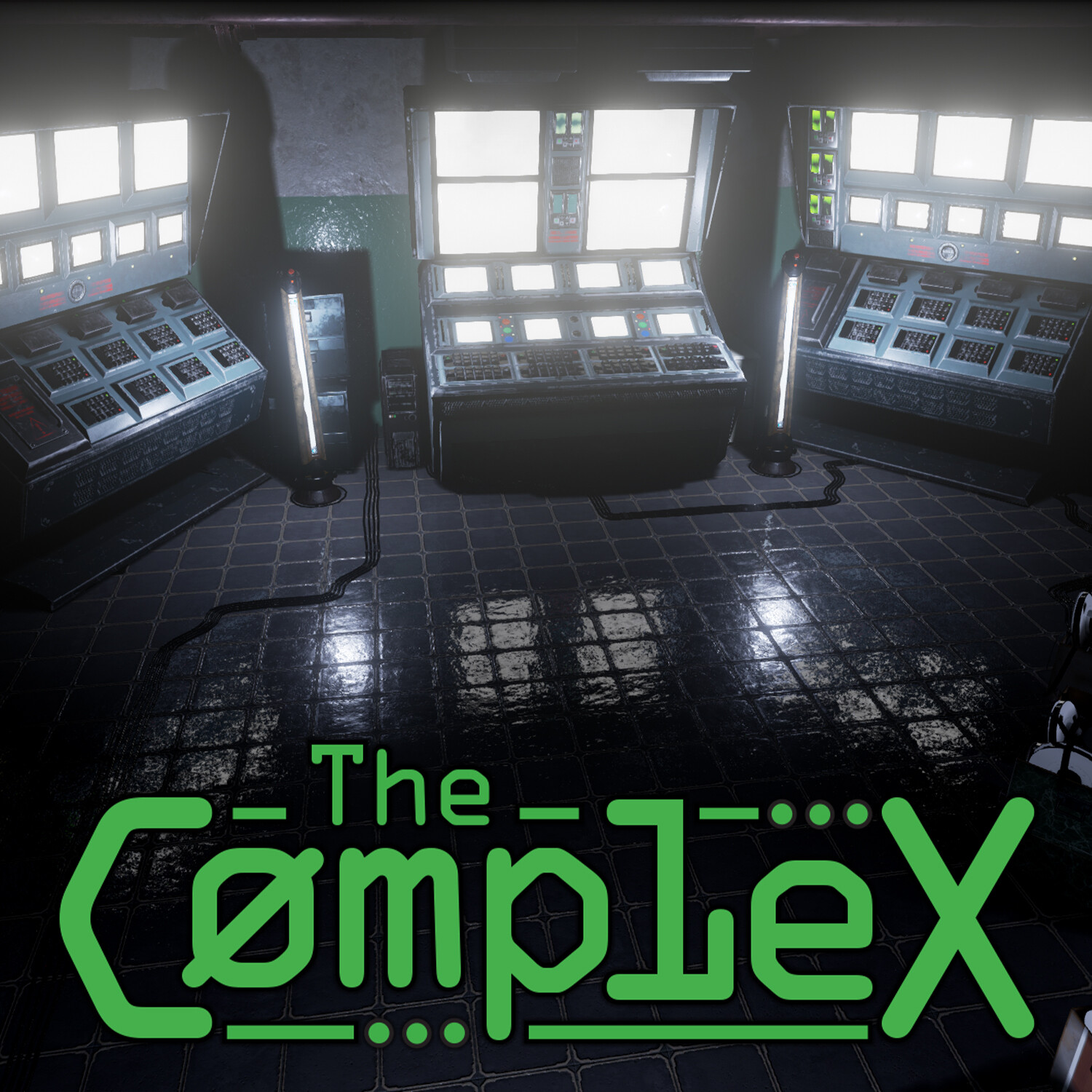 ArtStation - The Complex control room scene.