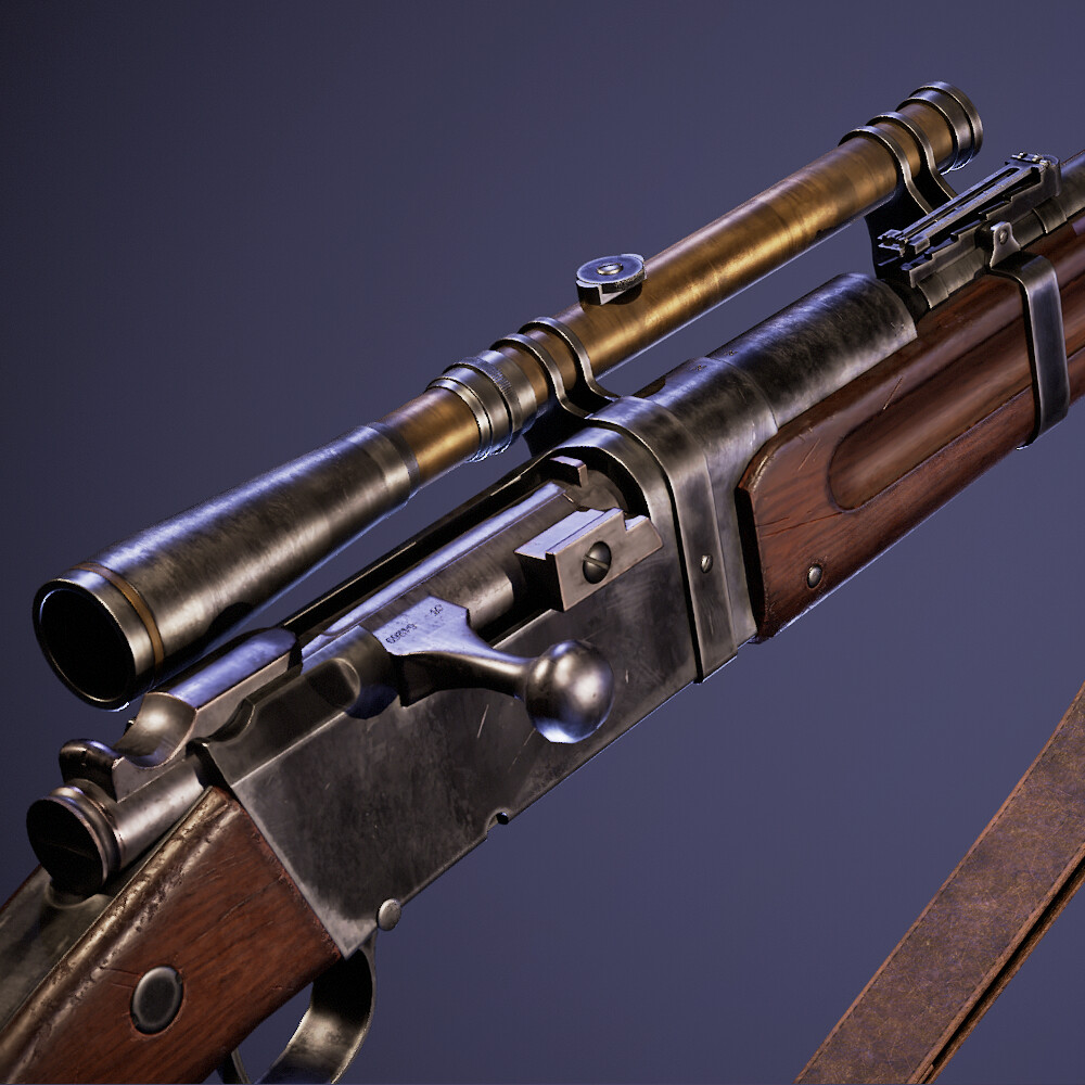 ArtStation - Lebel 1886 Sniper