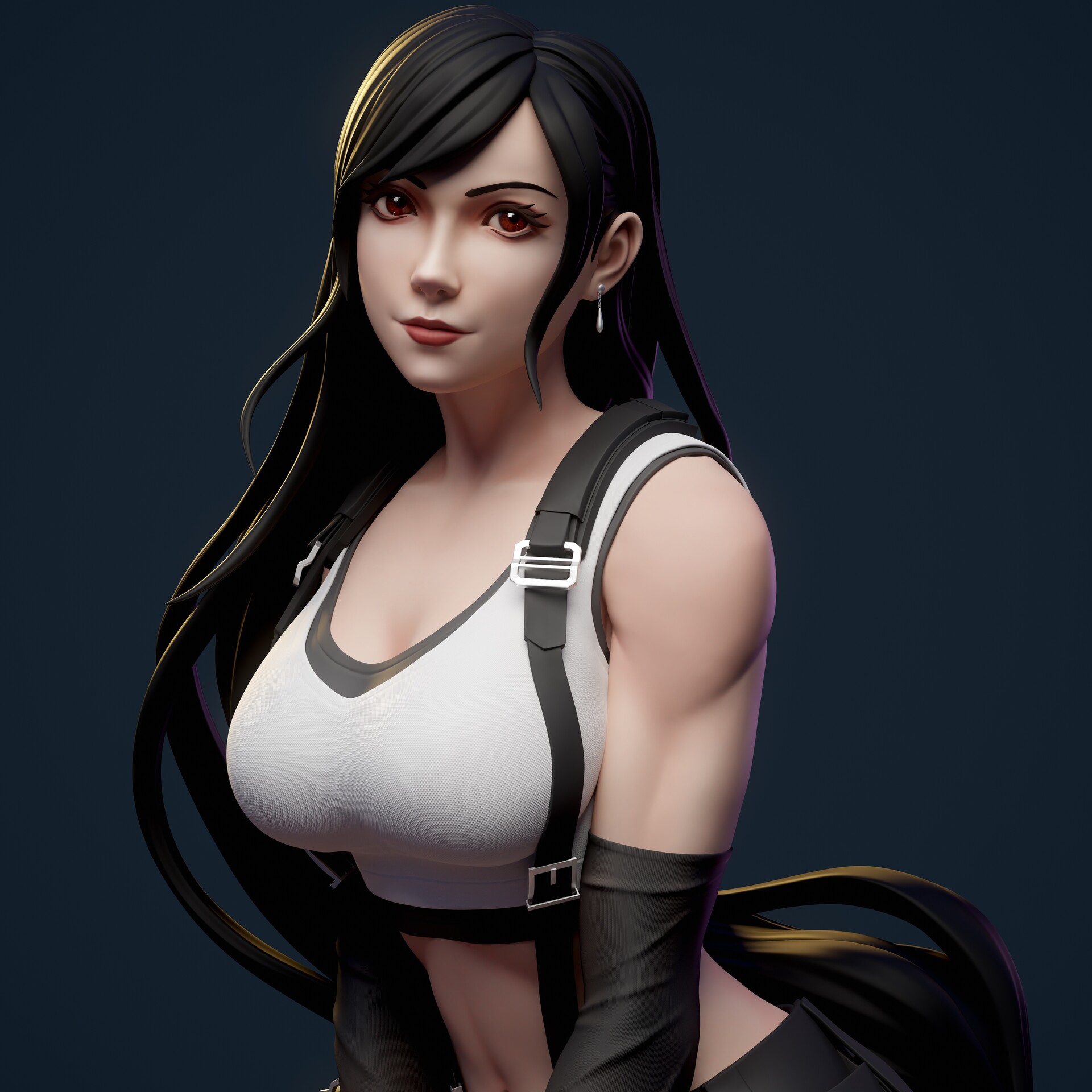 ArtStation - FF7 Tifa Lockhart Fan Art 蒂法·洛克哈特-與大佬們一起團練第六期