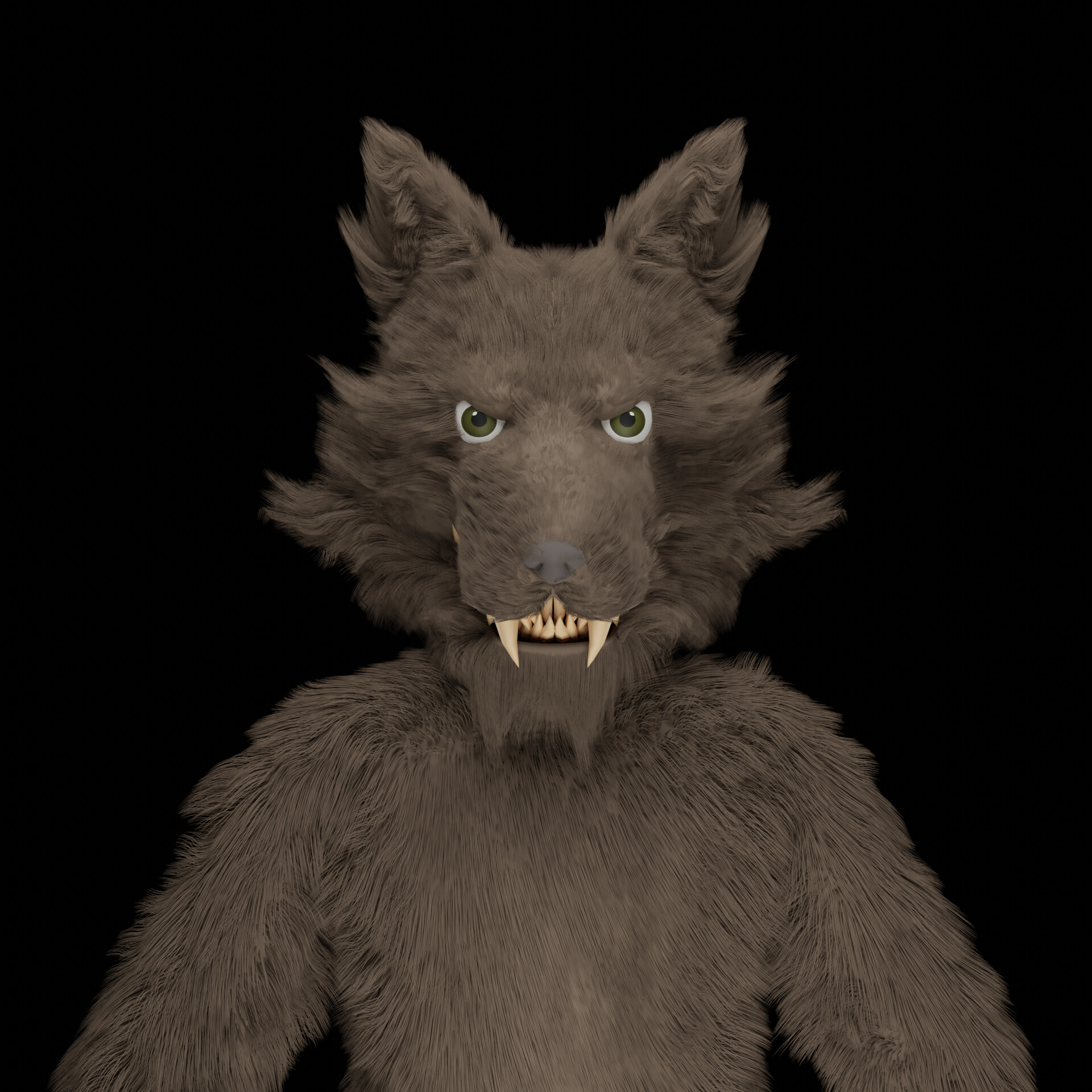 ArtStation - 3D Realistic Furry Wolf