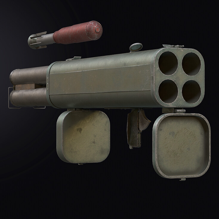 ArtStation - Incendiary Rocket Launcher M202A1 FLASH - 3d model