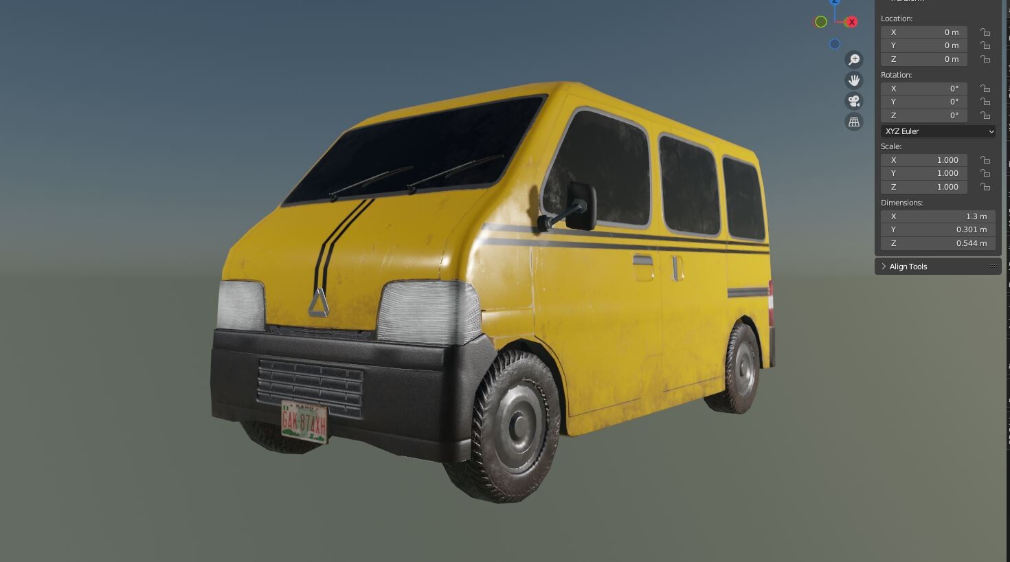 ArtStation - Nigerian Korope (Suzuki Every Wagon) - DELTA3