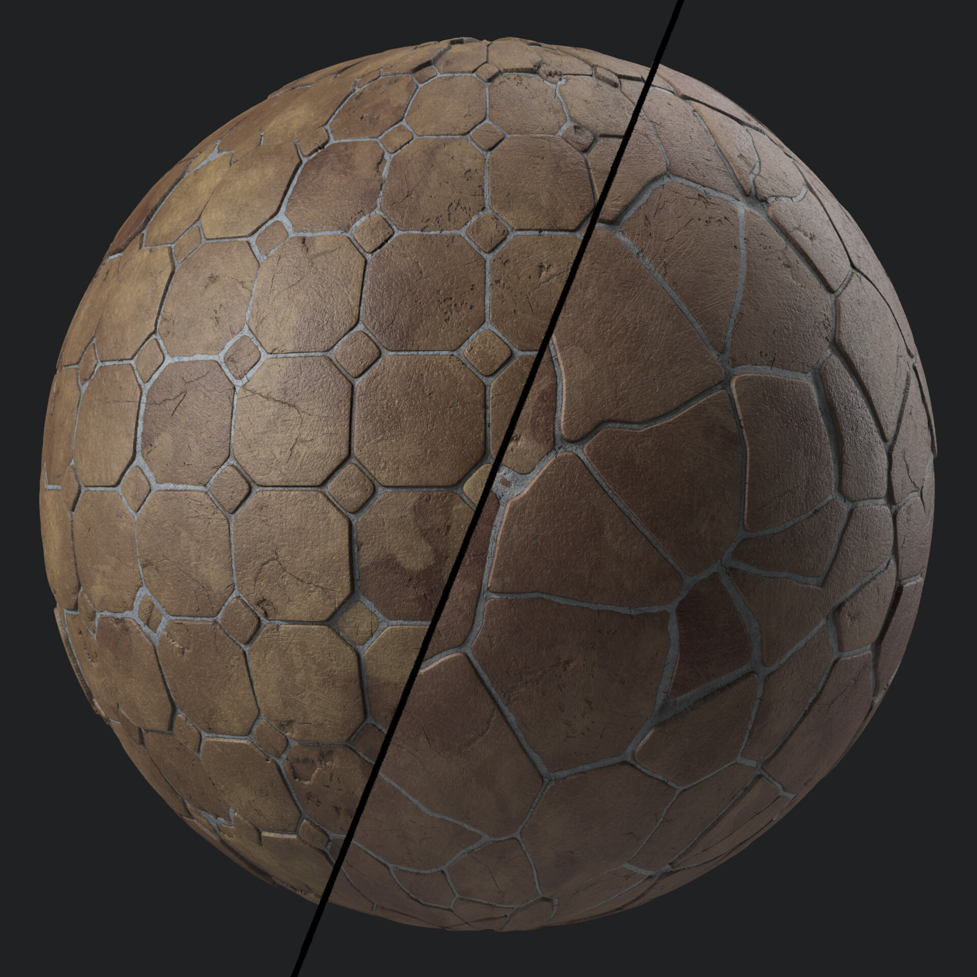 ArtStation - Pavement Materials 54- Stone Paving | Sbsar Pbr 4k Seamless