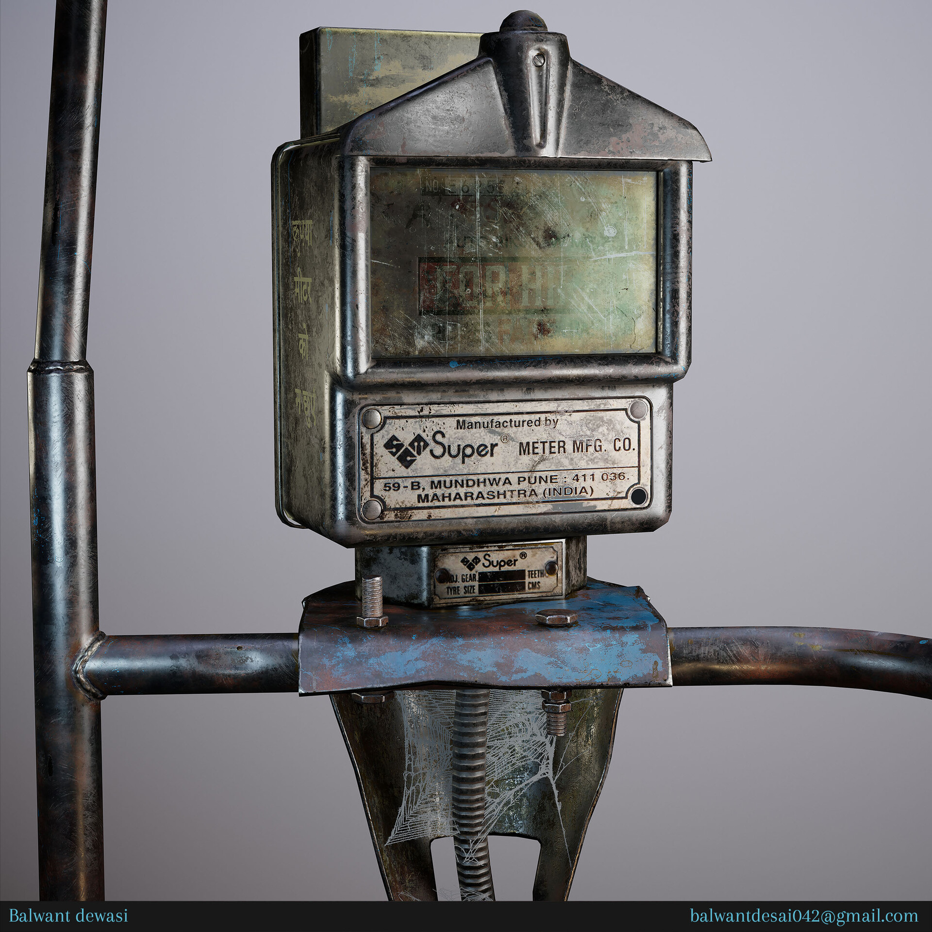 ArtStation - Auto Rickshaw Meter