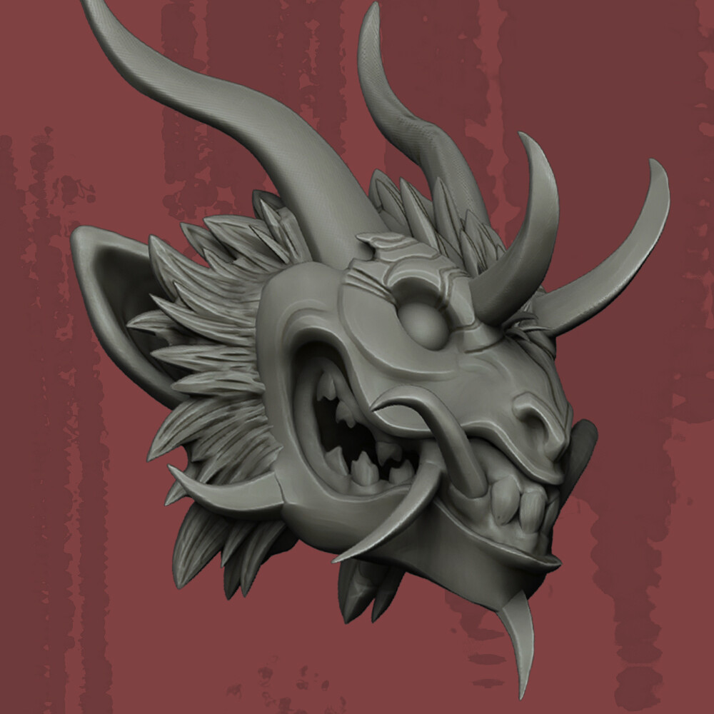 ArtStation - "ONI MASK"