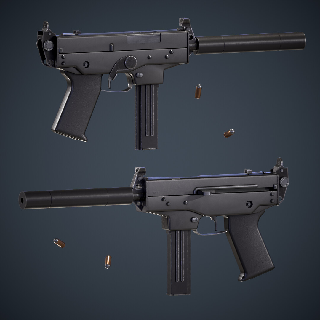 ArtStation - SMG Kedr-91