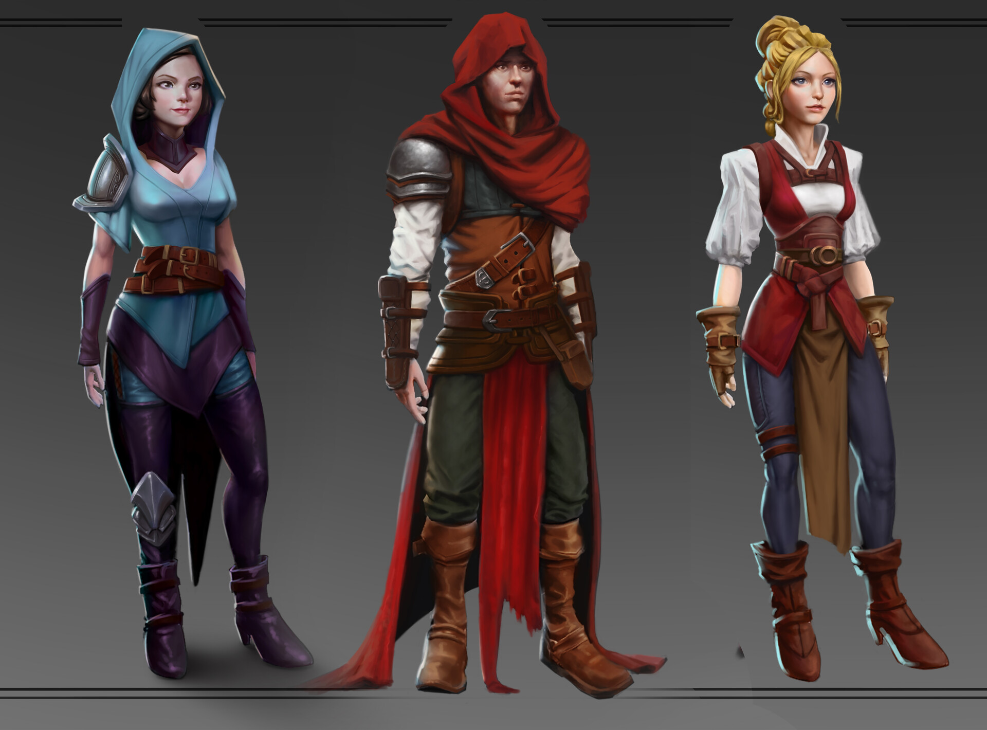 ArtStation - Rogue characters concept