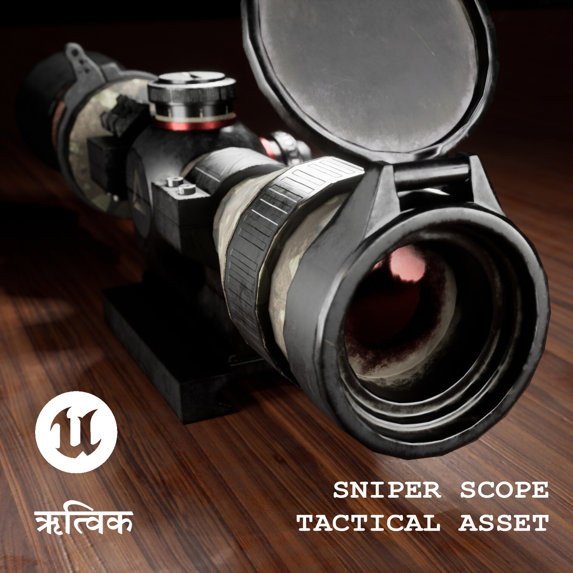 ArtStation - Sniper Scope Tactical Asset