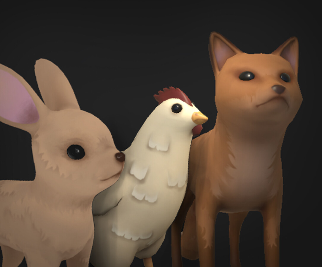 ArtStation - Animals for my first game!