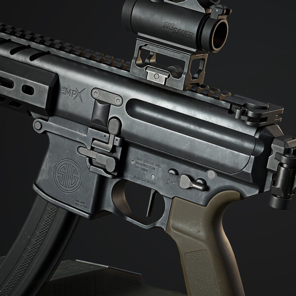ArtStation - SIG Sauer MPX (Realtime)