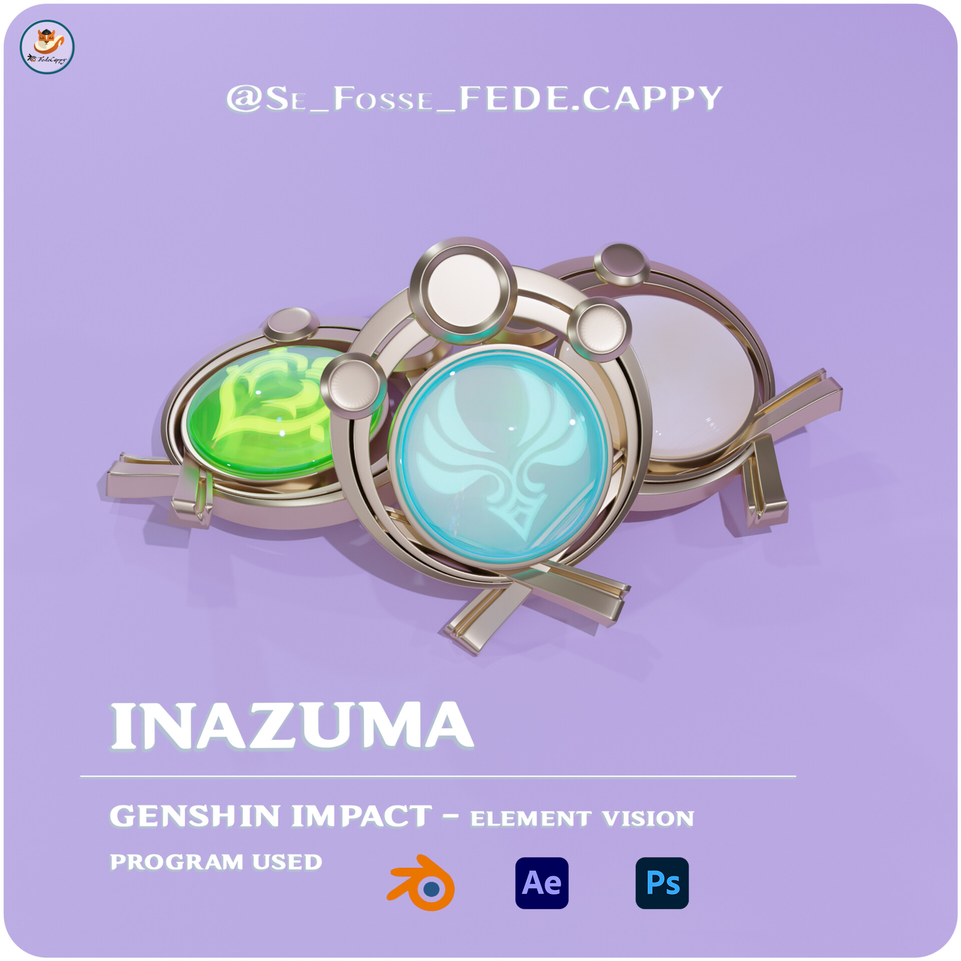 ArtStation - GENSHIN IMPACT - Inazuma's basic vision shape