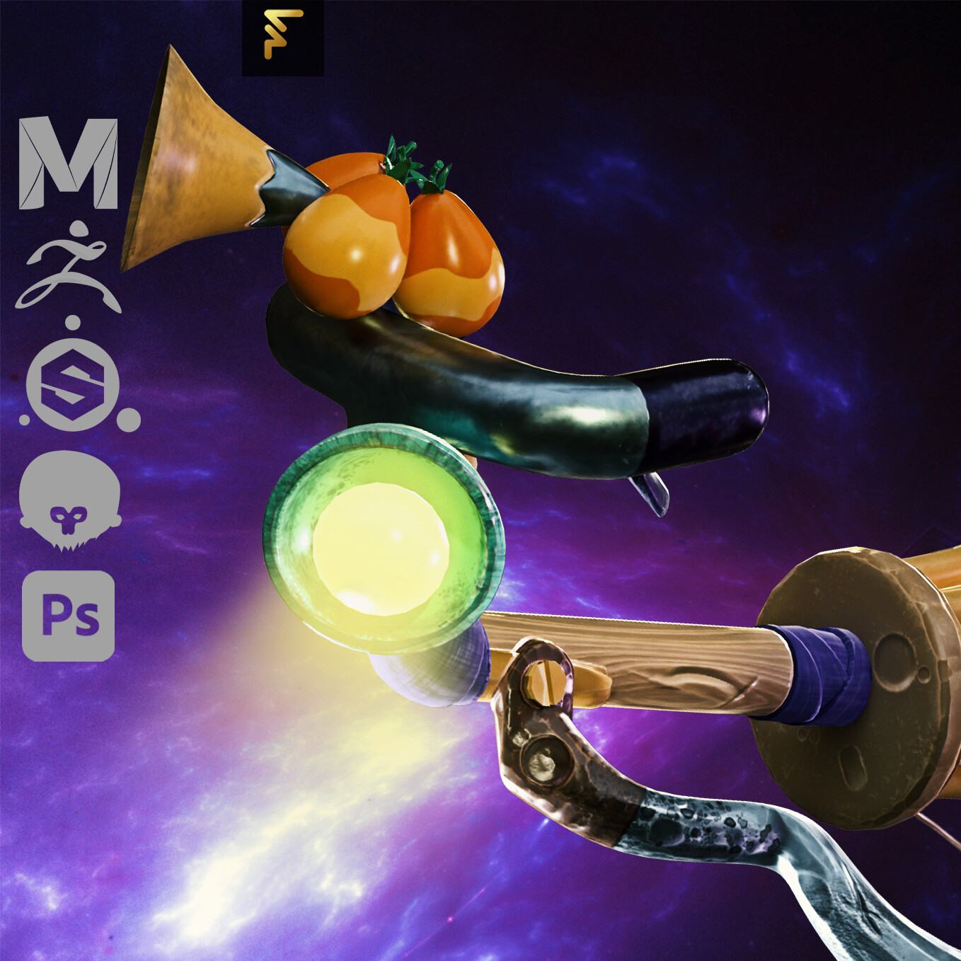 ArtStation - Wizard Motorcycle Broom