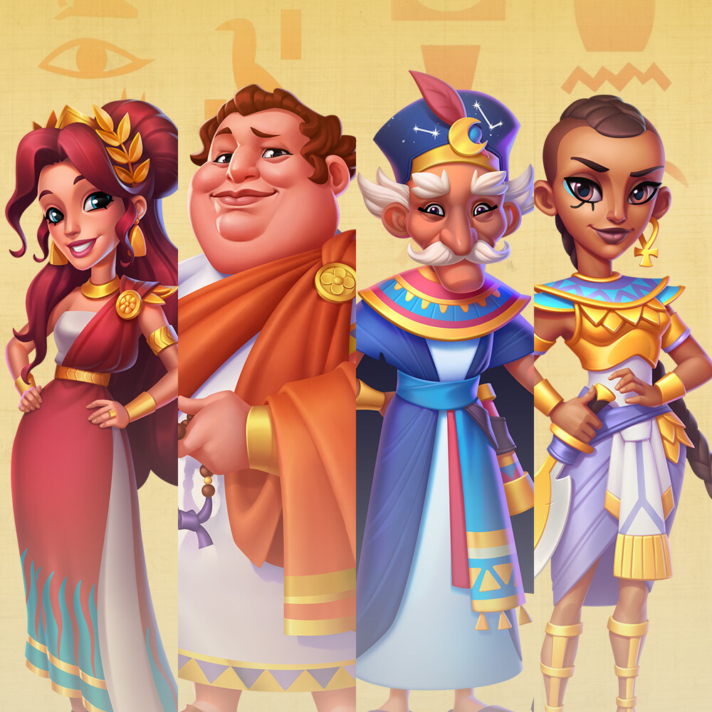 ArtStation - Cartoon Character design for FORTUNE COOKIE