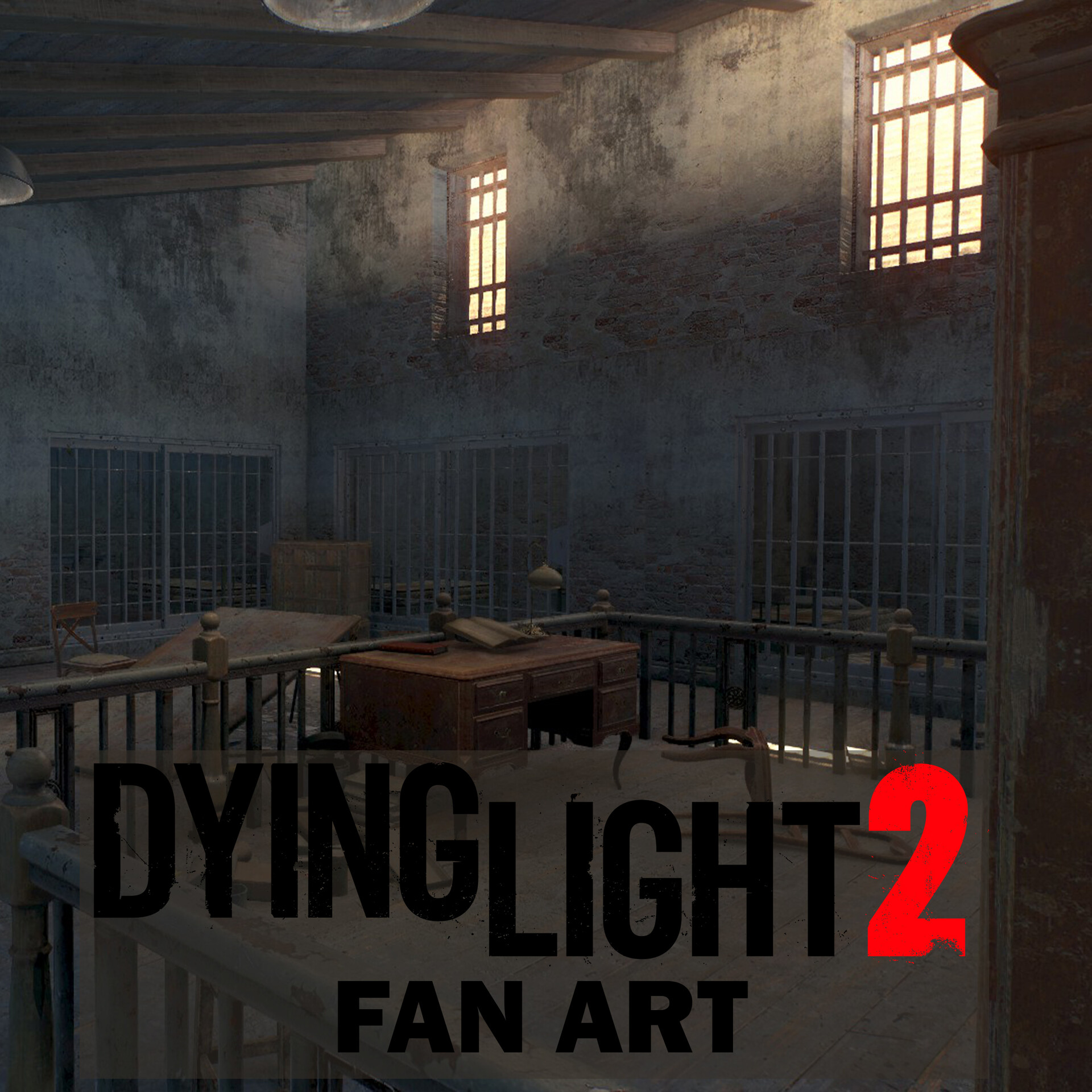 ArtStation - Abandoned Cell Block Designs (Dying Light 2 Custom Map ...
