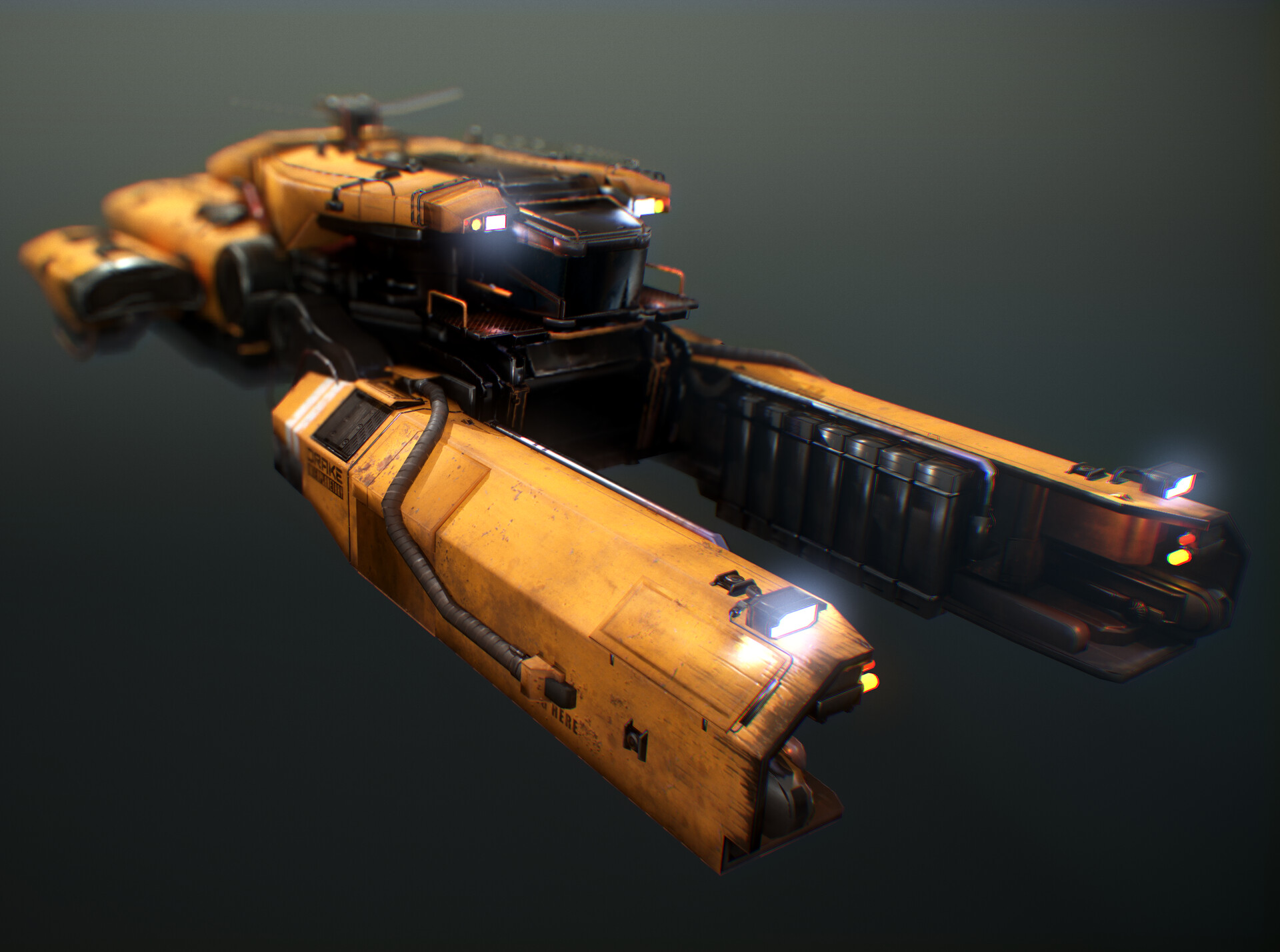 ArtStation - Vulture Salvage Ship