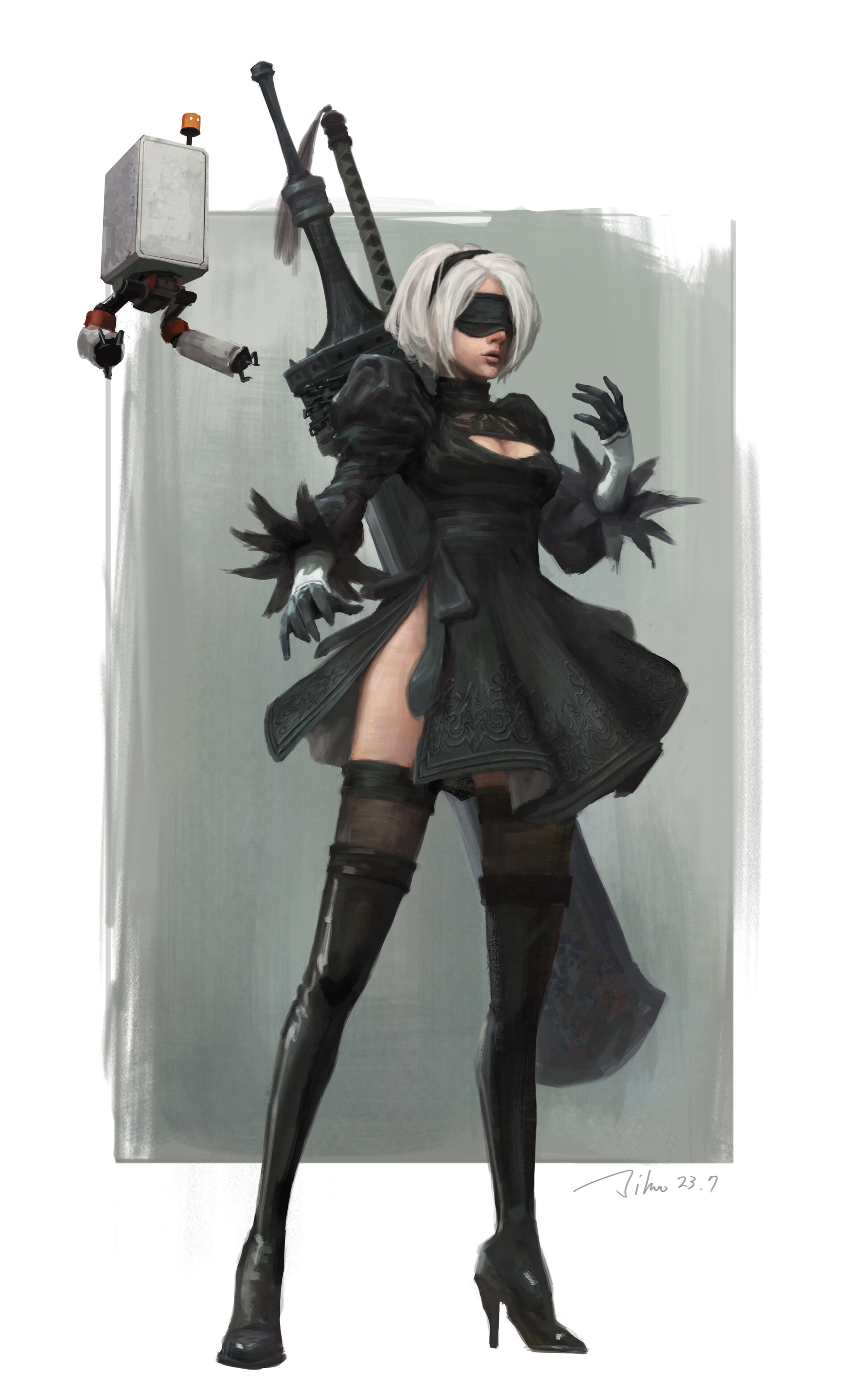ArtStation - Nier automata 2b
