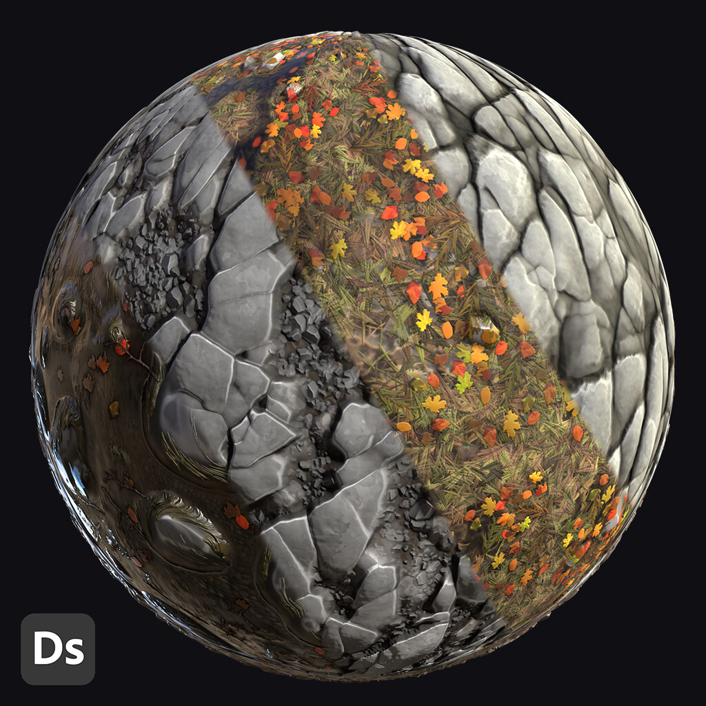 ArtStation - Stylized Ground Variations II