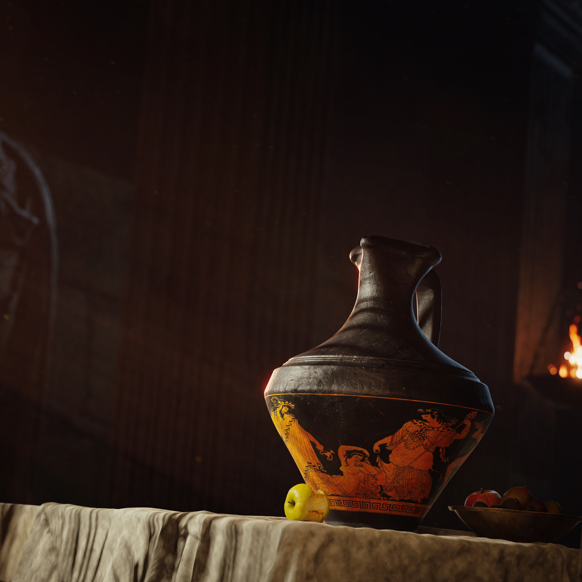 ArtStation - Ceramic and Column - Scene