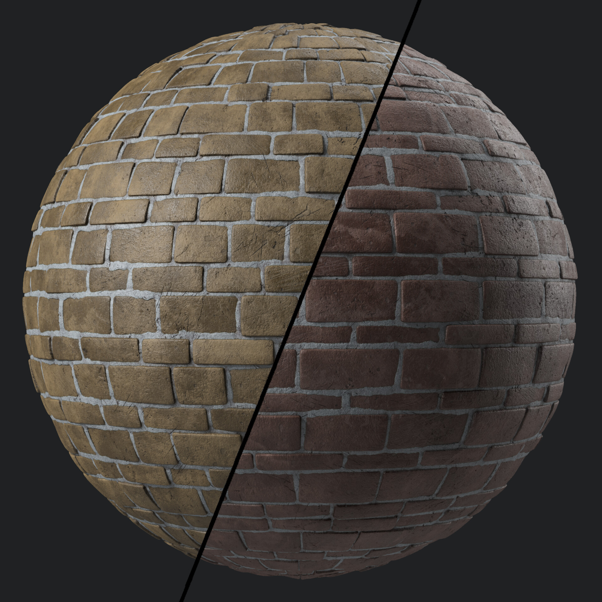 ArtStation - Brick Wall Materials 69- By Sbsar Pbr 4k Seamless