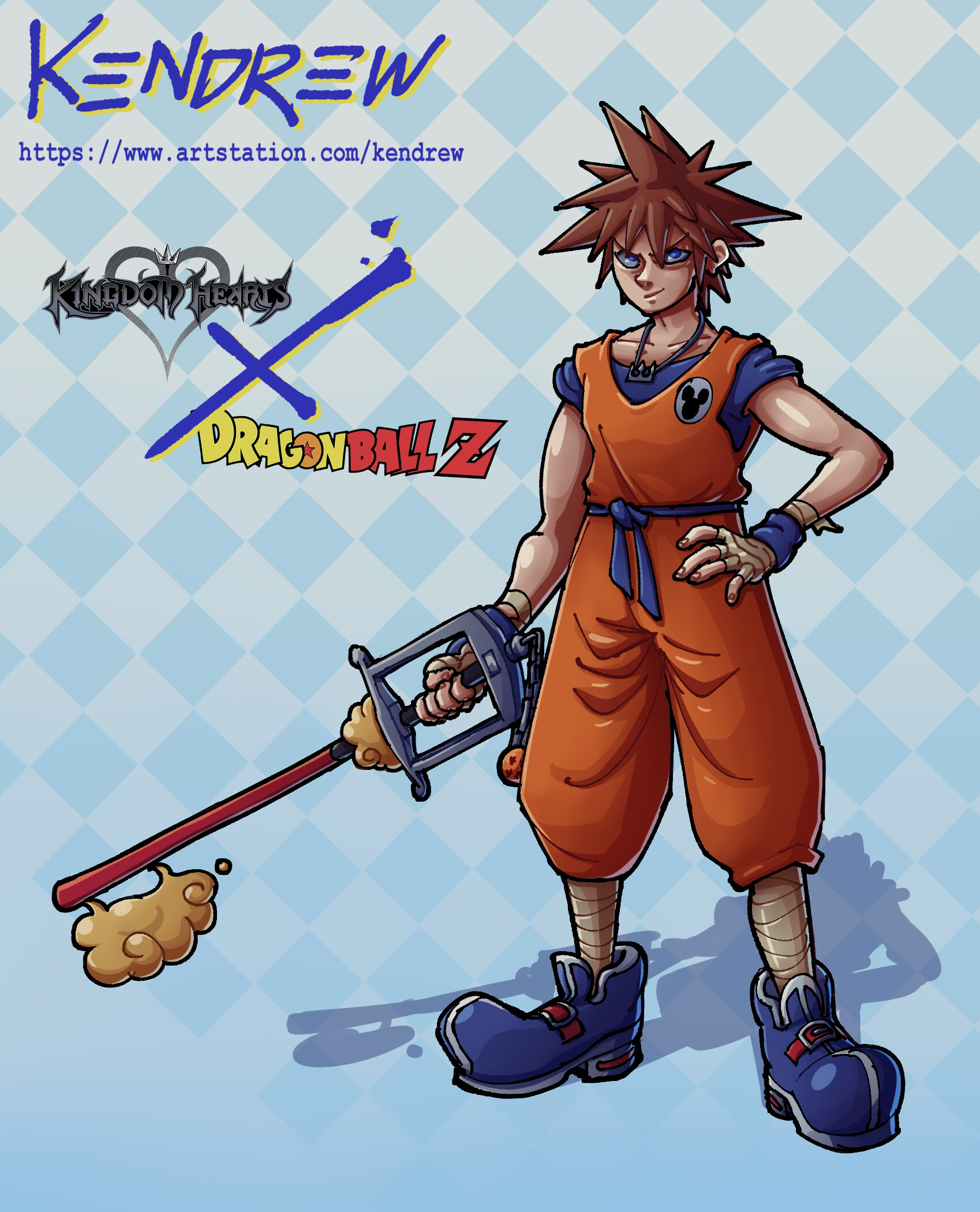 ArtStation - Kingdom Hearts X Dragon Ball Z