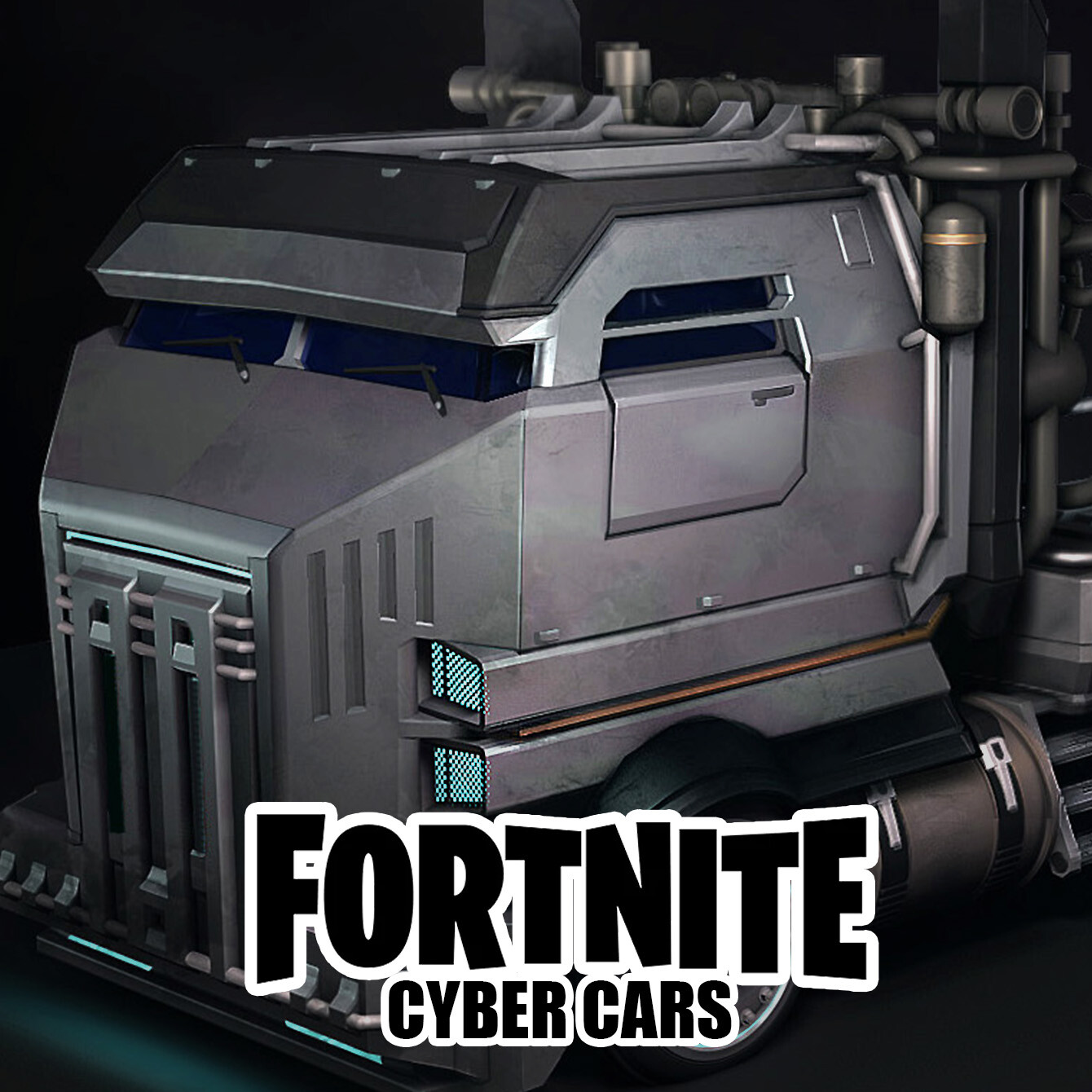 ArtStation - Fortnite - Cyber Cars