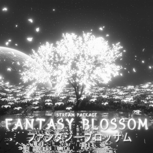 ArtStation - Japanese Sakura Stream Overlay Package | Animated