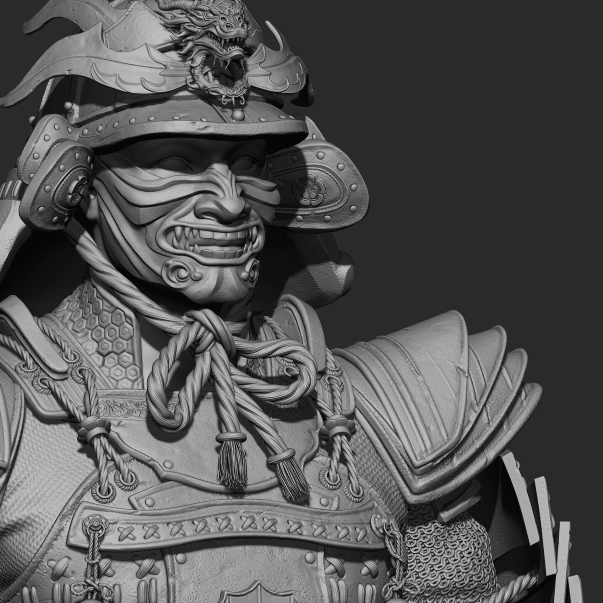 ArtStation - Samurai Character Sculpting (Zbrush)