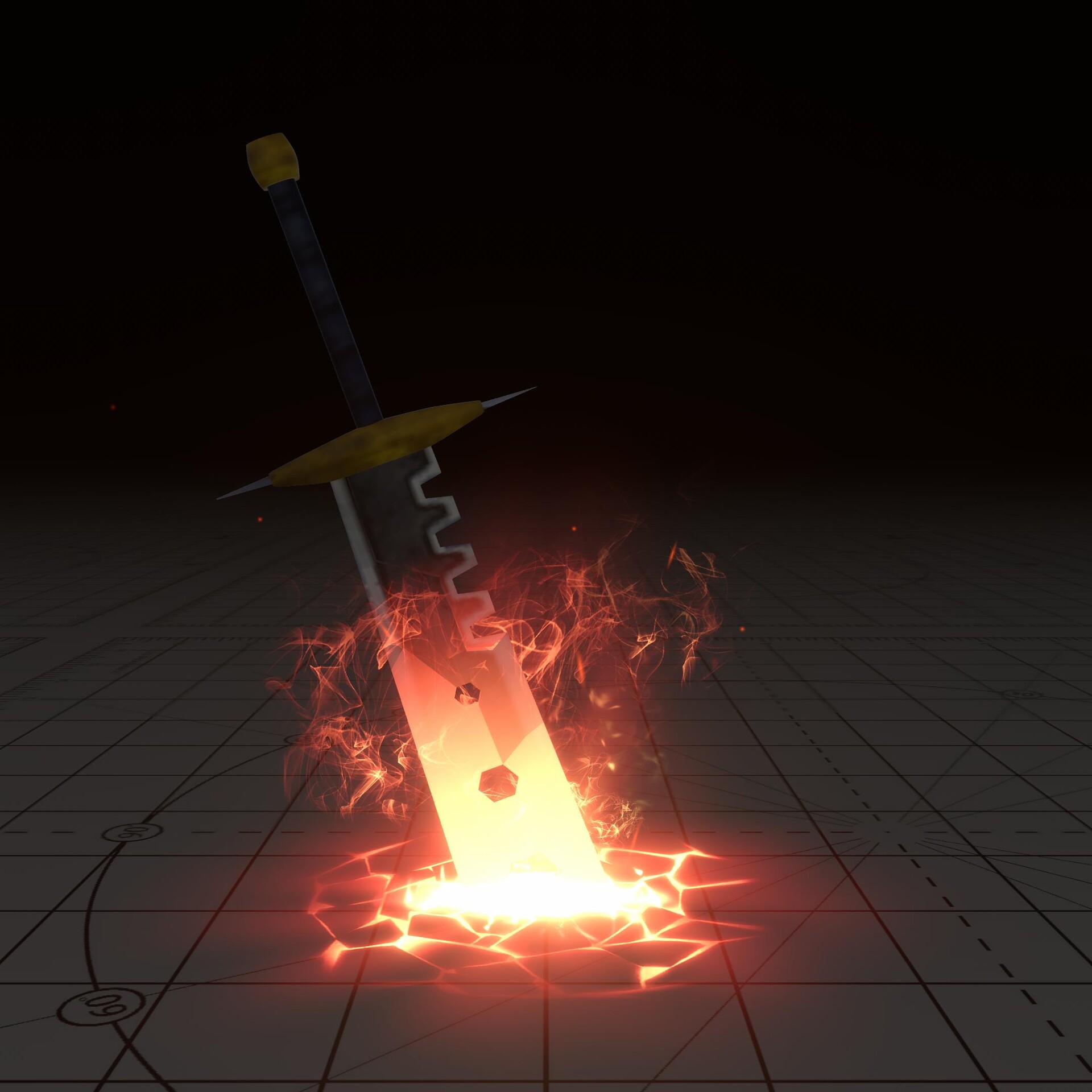 ArtStation - FIRE SWORD VFX