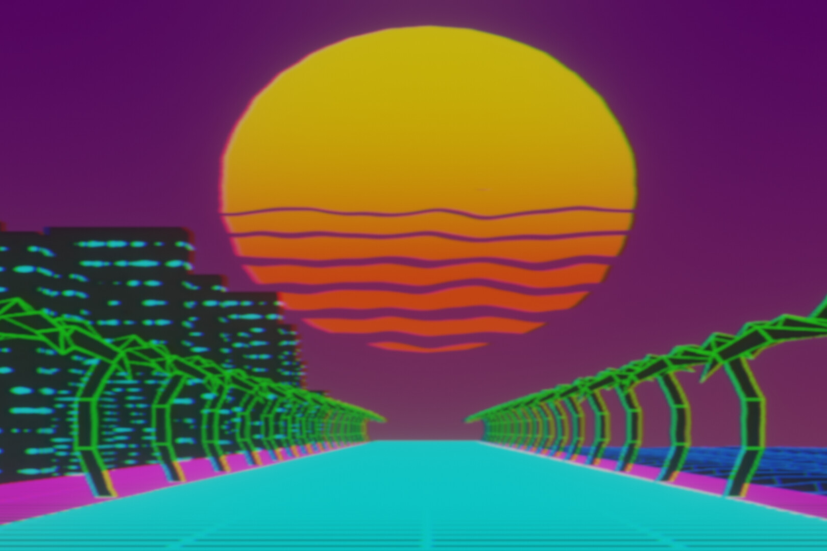 ArtStation - Synthetic Sunset