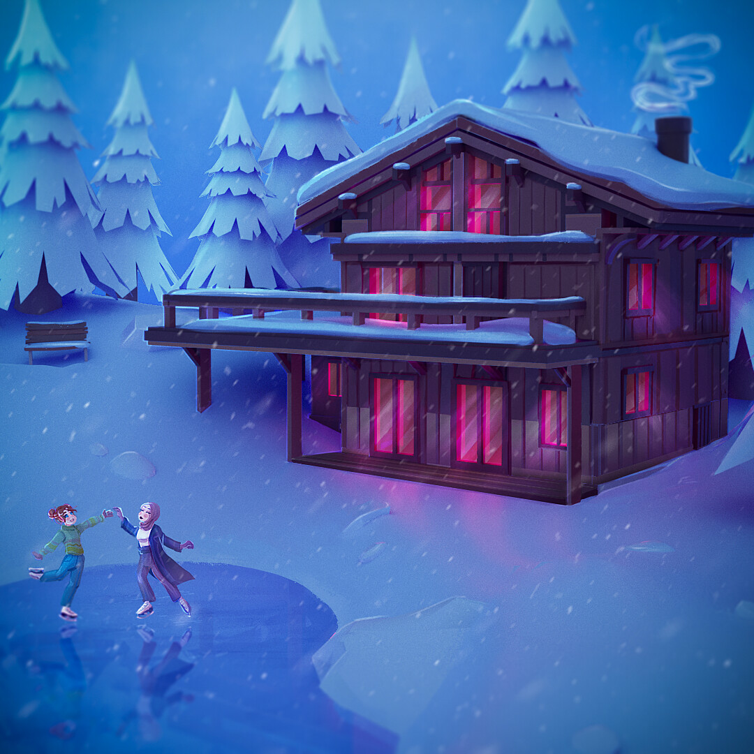 ArtStation - Snowy Escape